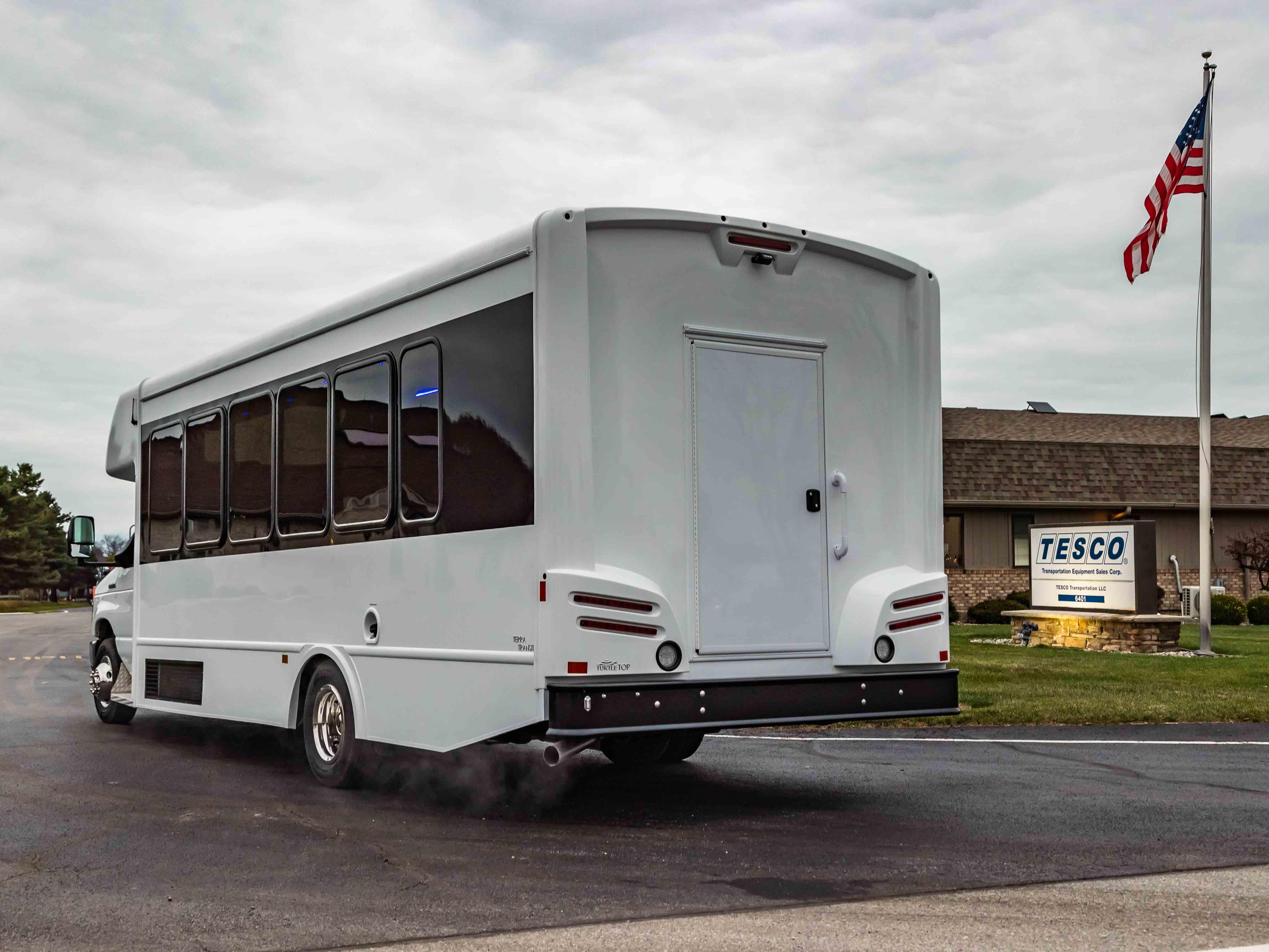 2025 Turtle Top Terra Transit Ford 22 Passenger Shuttle Bus