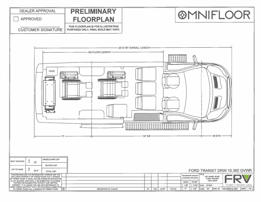 Passenger Van Diagram