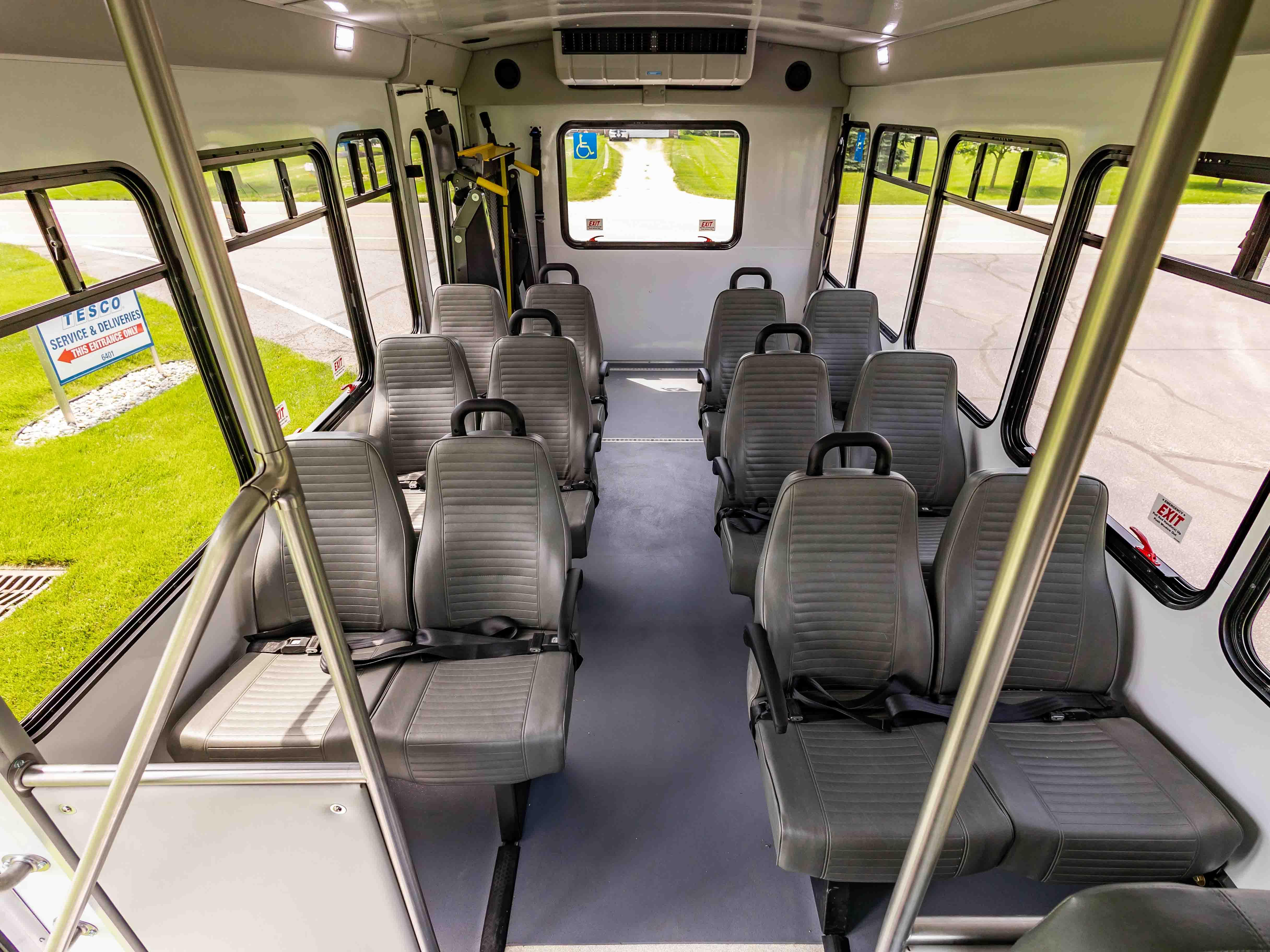 2025 StarTrans Senator II Ford 12 Passenger and 2 Wheelchair Shuttle Bus