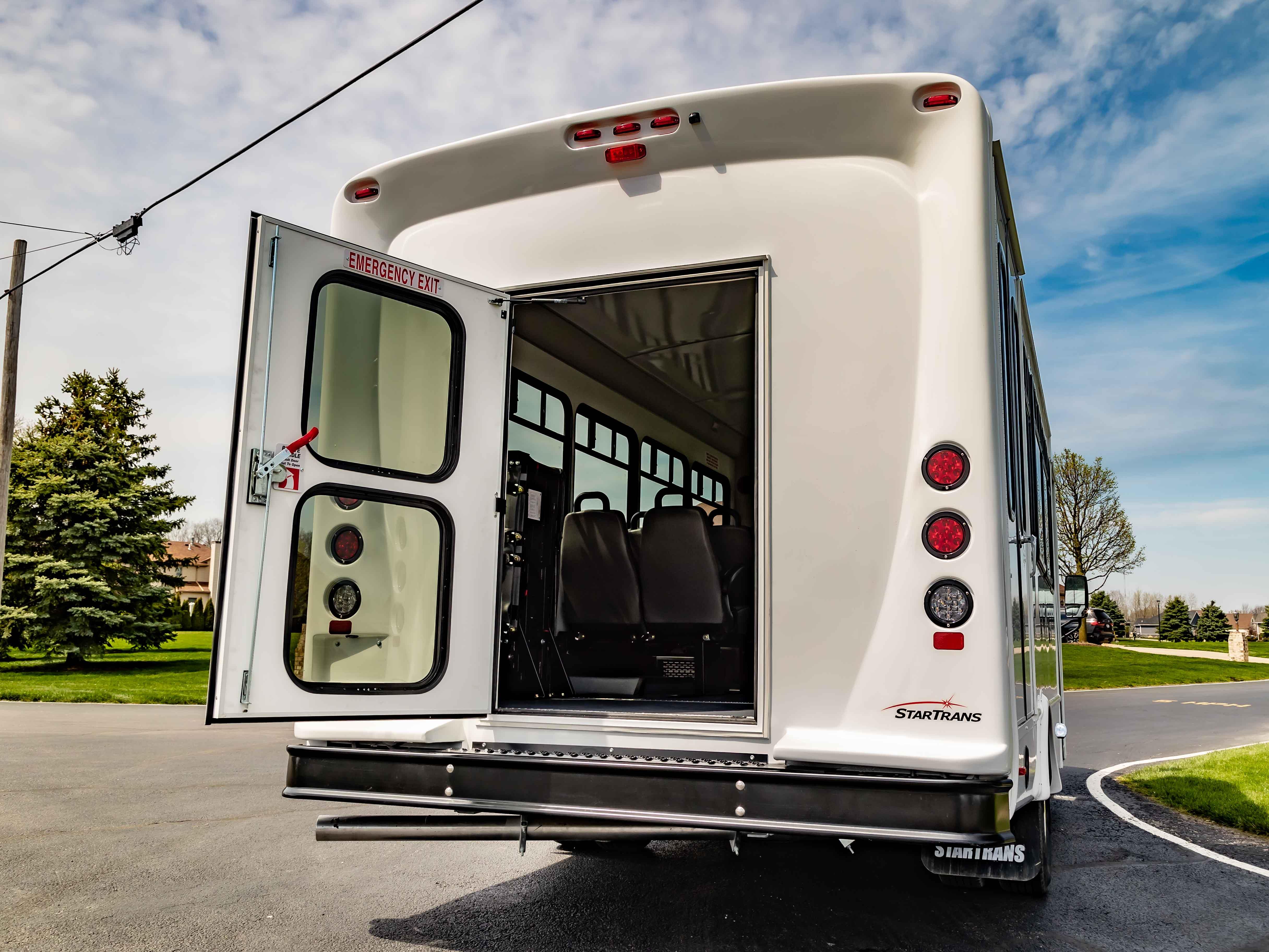 2025 StarTrans Senator II Ford 16 Passenger and 2 Wheelchair Shuttle Bus