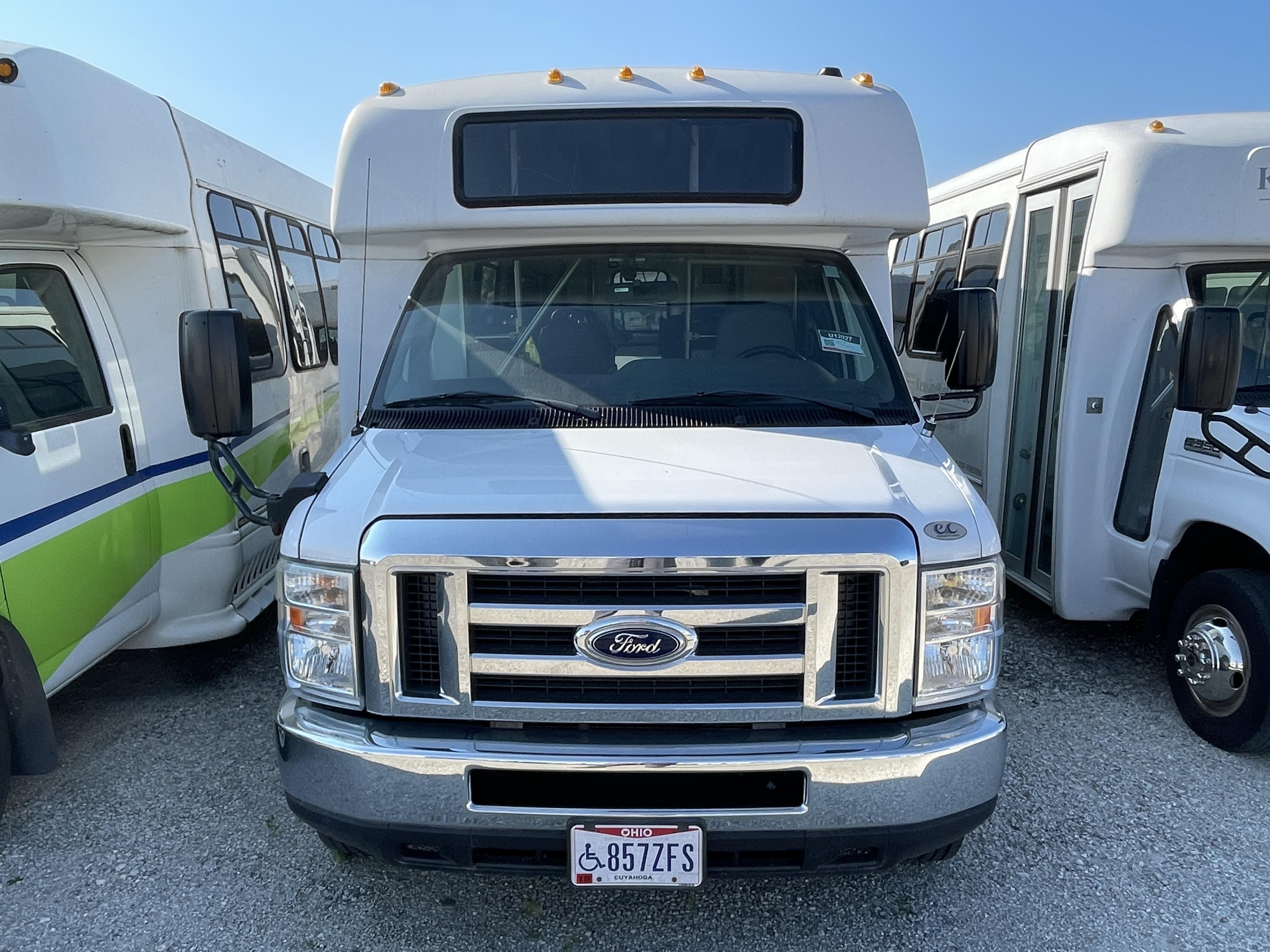 2019 Elkhart Coach Ford E450 16 Passenger and 2 Wheelchair Shuttle Bus