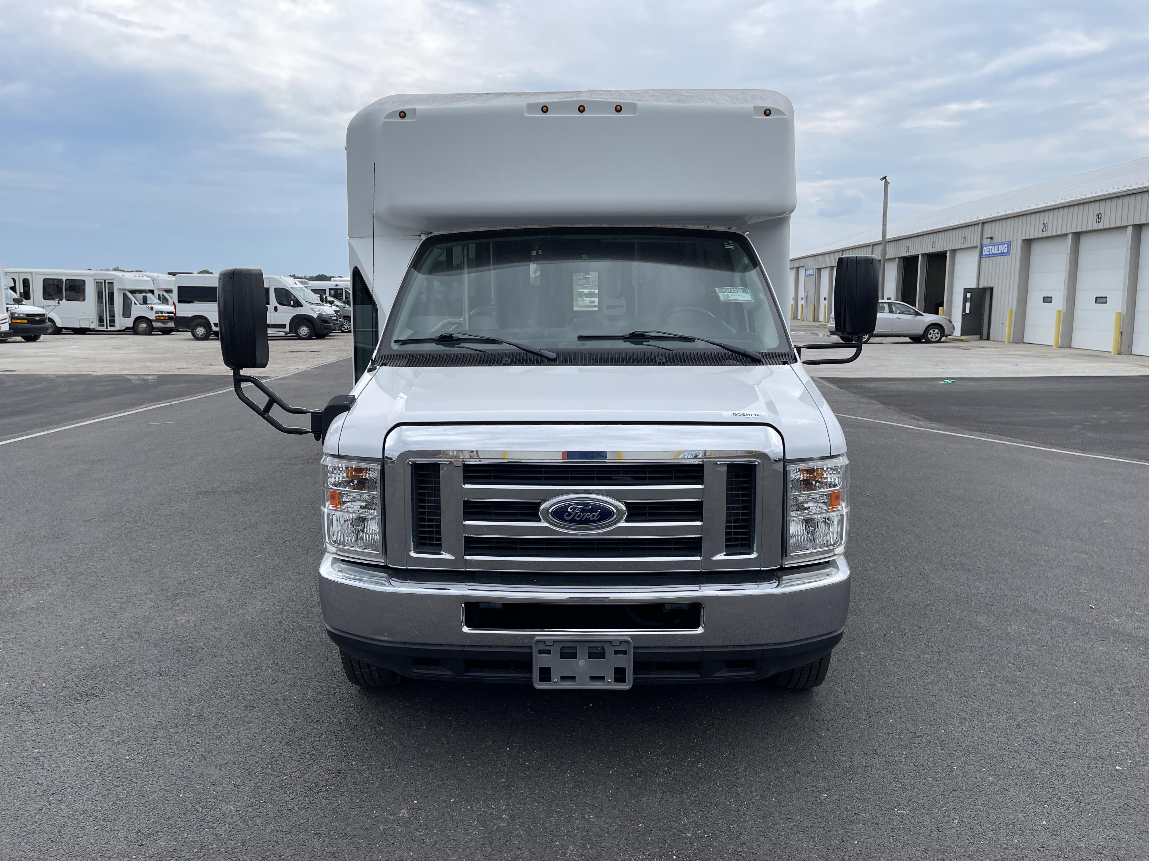 2018 Goshen Coach Ford E450 20 Passenger and 2 Wheelchair Shuttle Bus