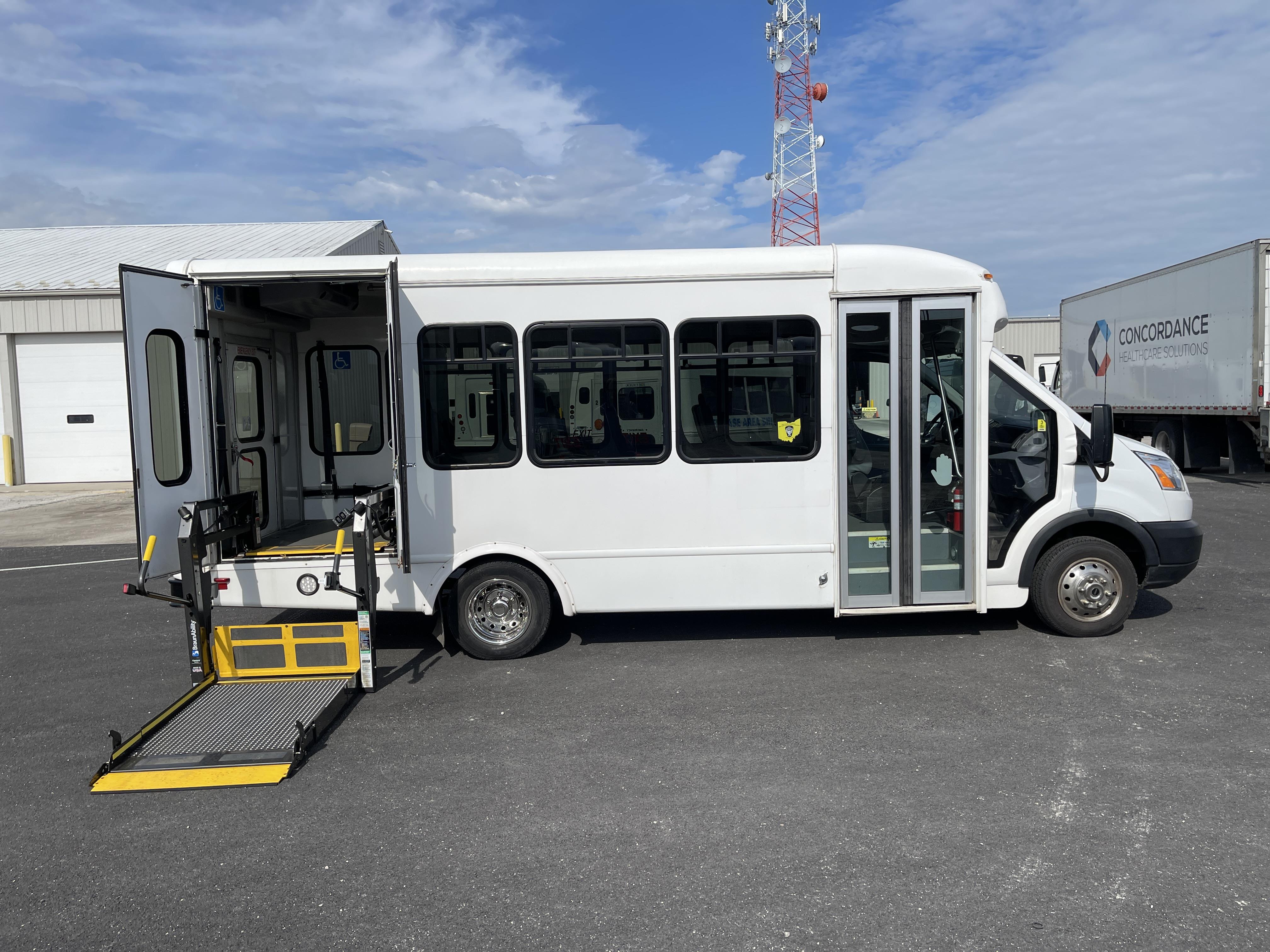 2019 StarTrans Ford Transit 350 11 Passenger and 2 Wheelchair Shuttle Bus