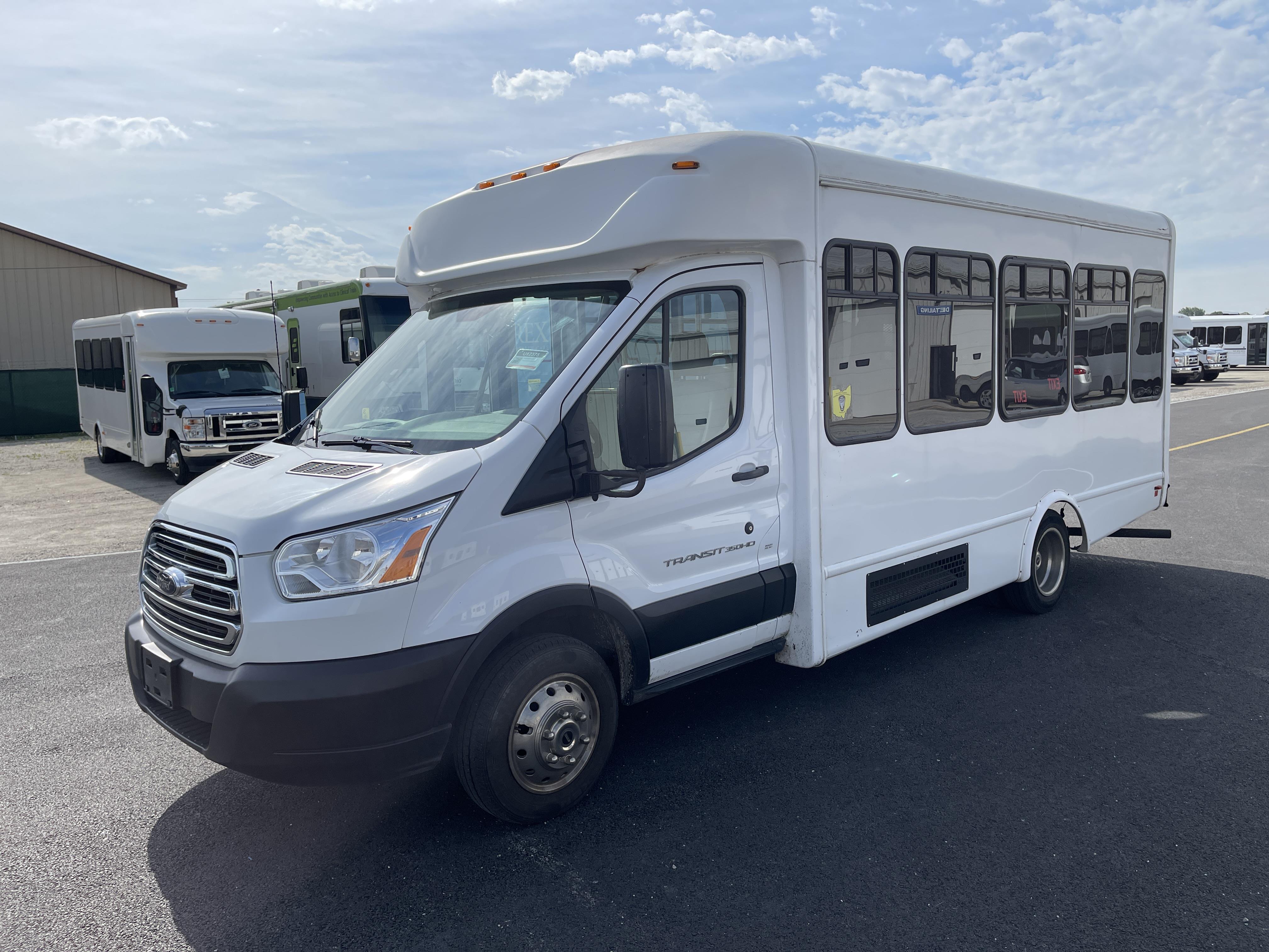 2019 StarTrans Ford Transit 350 11 Passenger and 2 Wheelchair Shuttle Bus