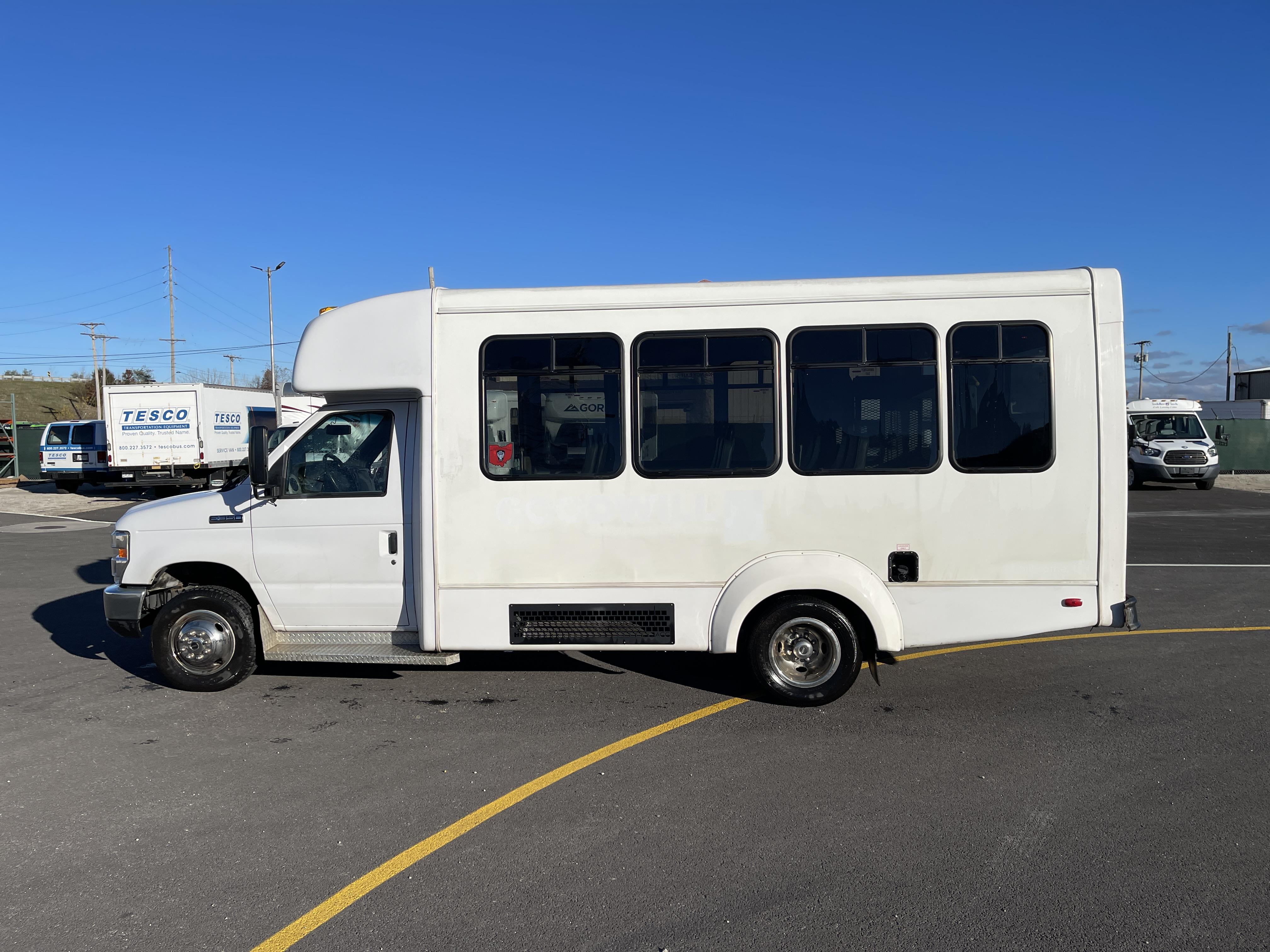 2019 Elkhart Coach Ford E350 12 Passenger and 2 Wheelchair Shuttle Bus