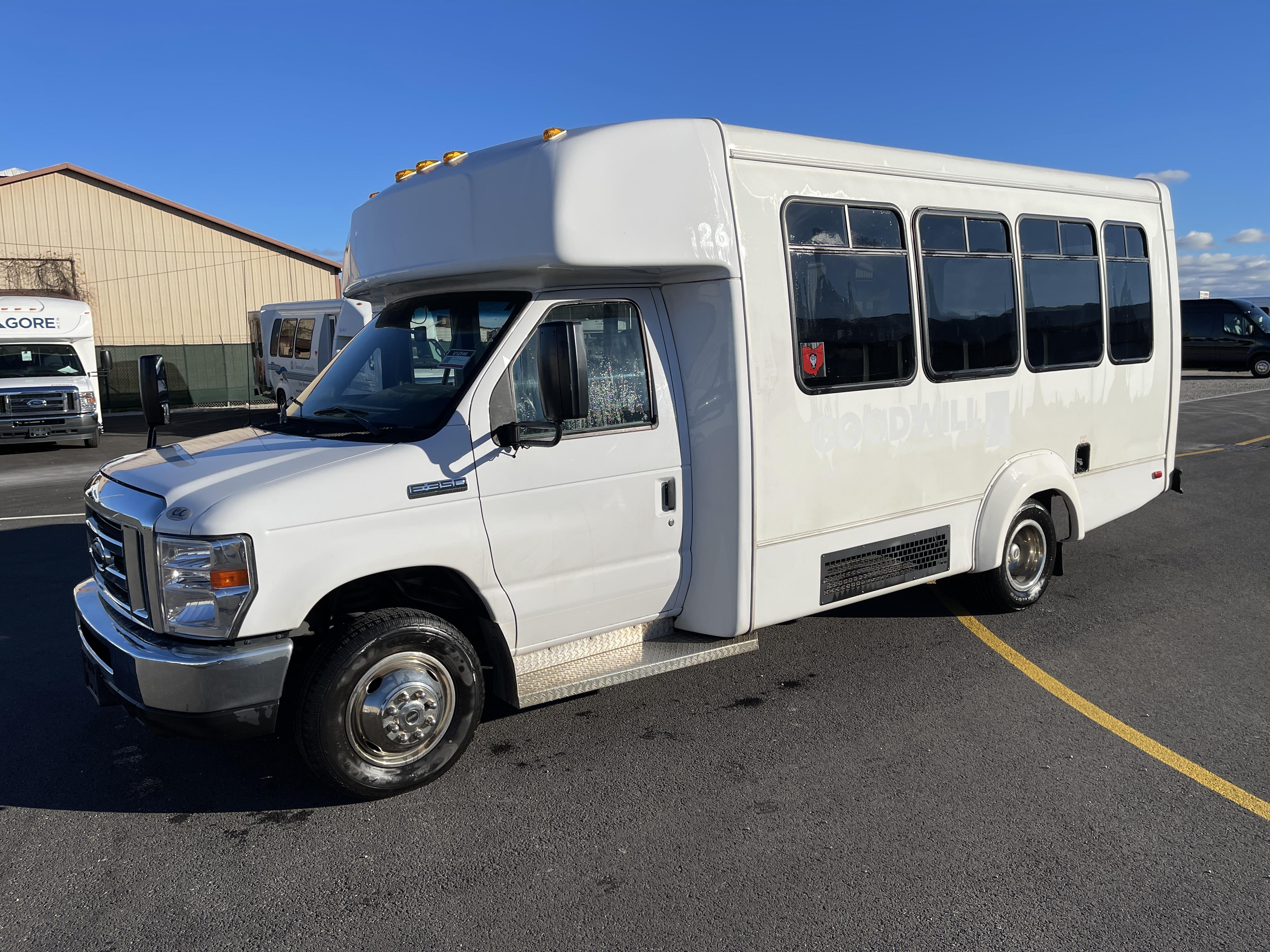 2019 Elkhart Coach Ford E350 12 Passenger and 2 Wheelchair Shuttle Bus