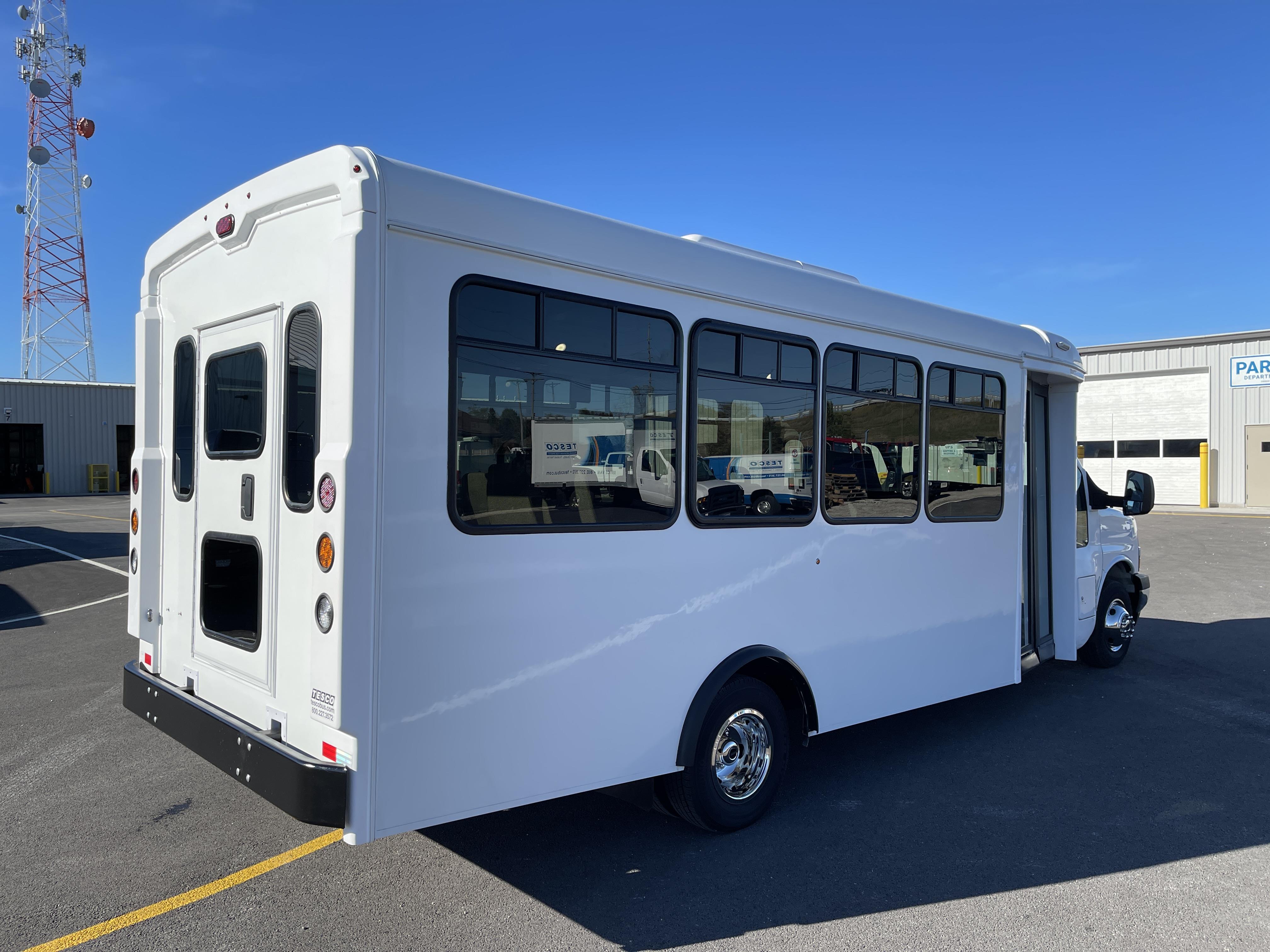 2021 Arboc Chevrolet Express 4500 16 Passenger and 2 Wheelchair Shuttle Bus