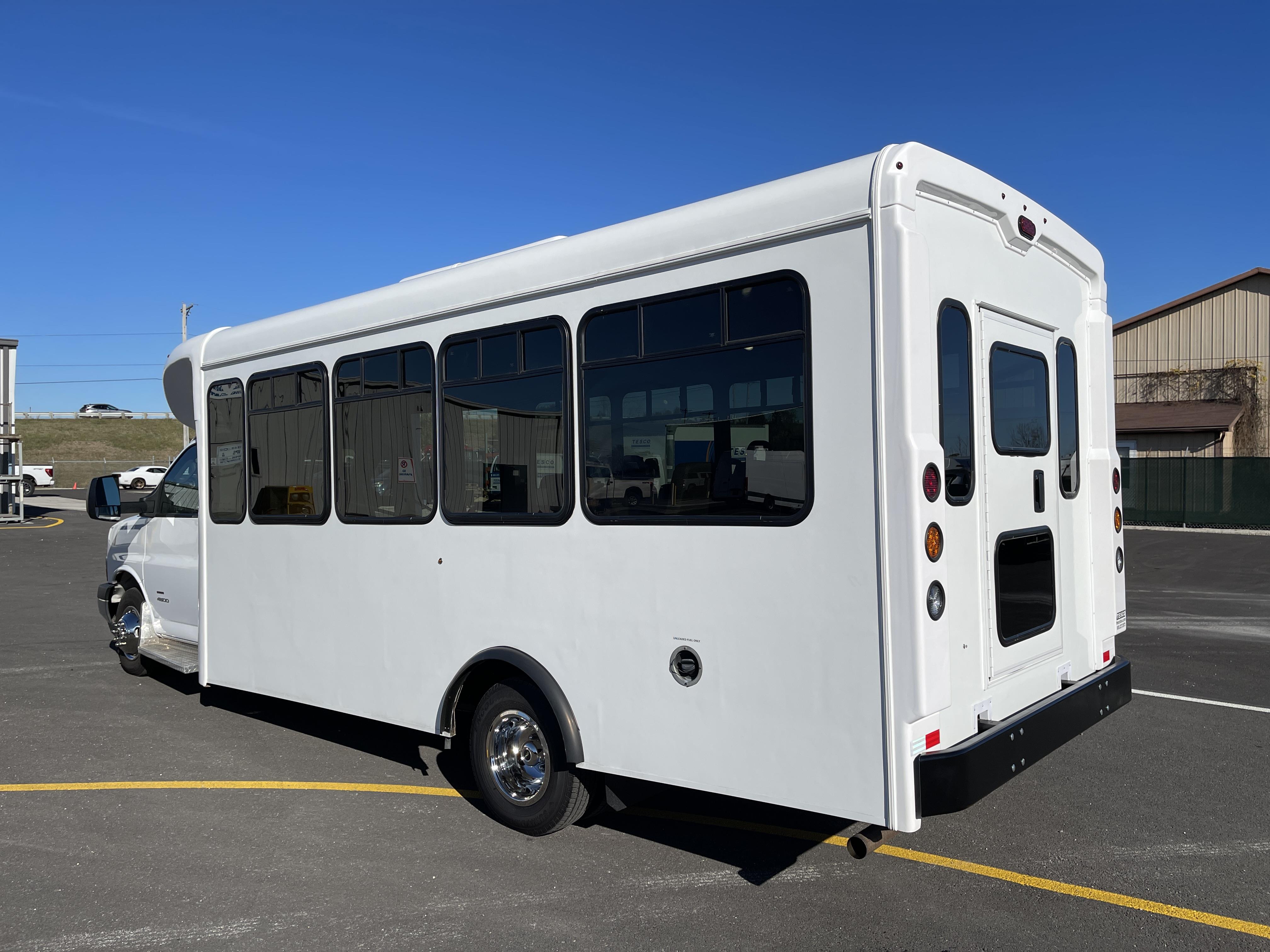 2021 Arboc Chevrolet Express 4500 16 Passenger and 2 Wheelchair Shuttle Bus