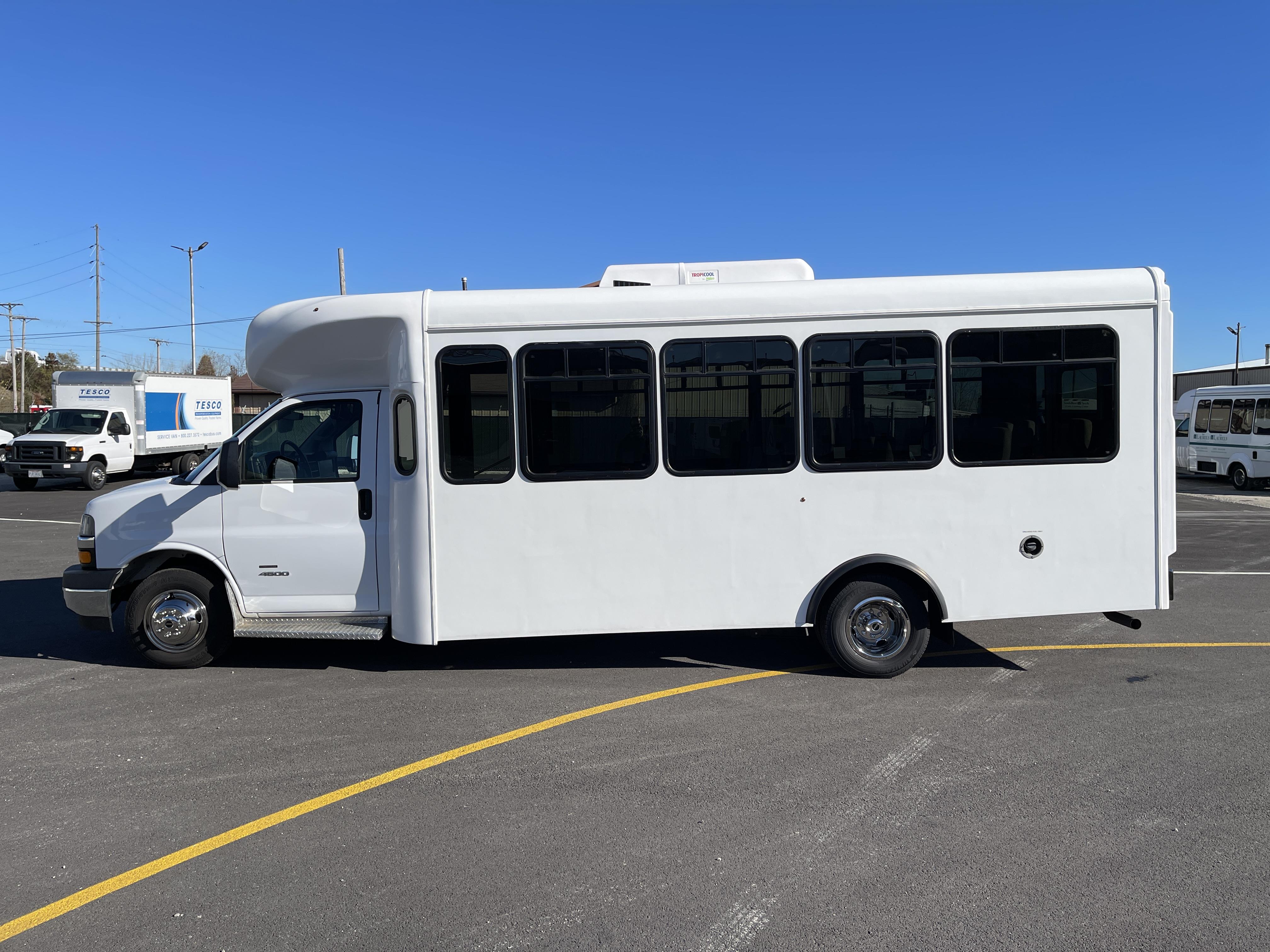 2021 Arboc Chevrolet Express 4500 16 Passenger and 2 Wheelchair Shuttle Bus